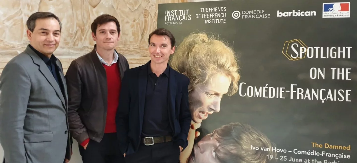 Masterclass with Eric Génovèse, Loïc Corbery and Clément Hervieu-Léger ...